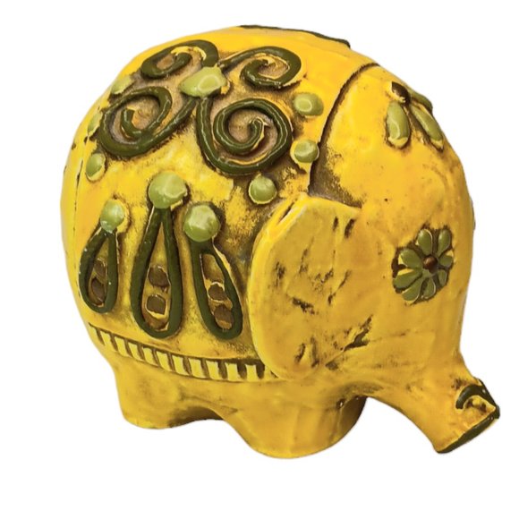 Fitz and Floyd | Accents | Fitz And Floyd Yellow Elephant Figurine ...